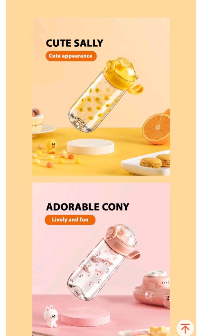 Line Friends Sally Water Bottle 350mls, Furniture & Home Living ...