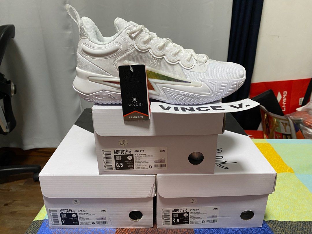 LiNing Way of Wade Son of Flash SOF WHITE HOT 8.5US, Men's Fashion ...