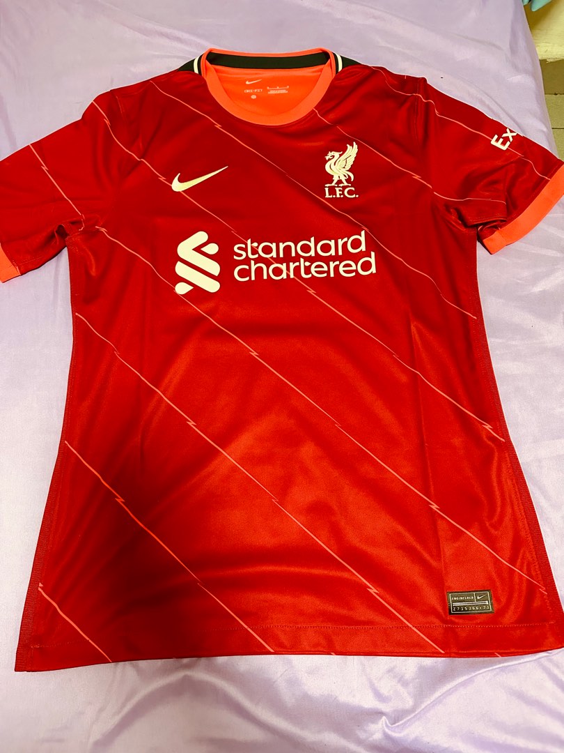 Liverpool FC Football Club LFC Home Kit Size L Stadium Kit Jersey, Men ...