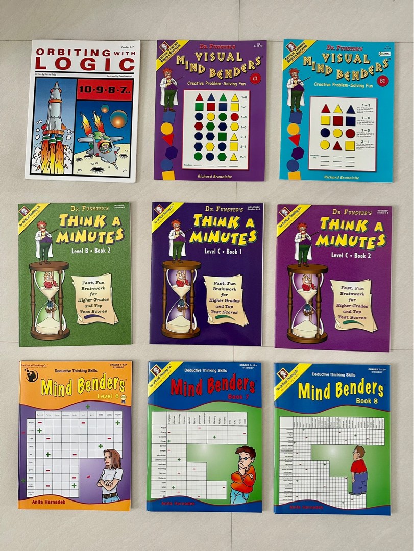 Logic / Deduction books for gifted kids, GEP Selection, Hobbies & Toys ...