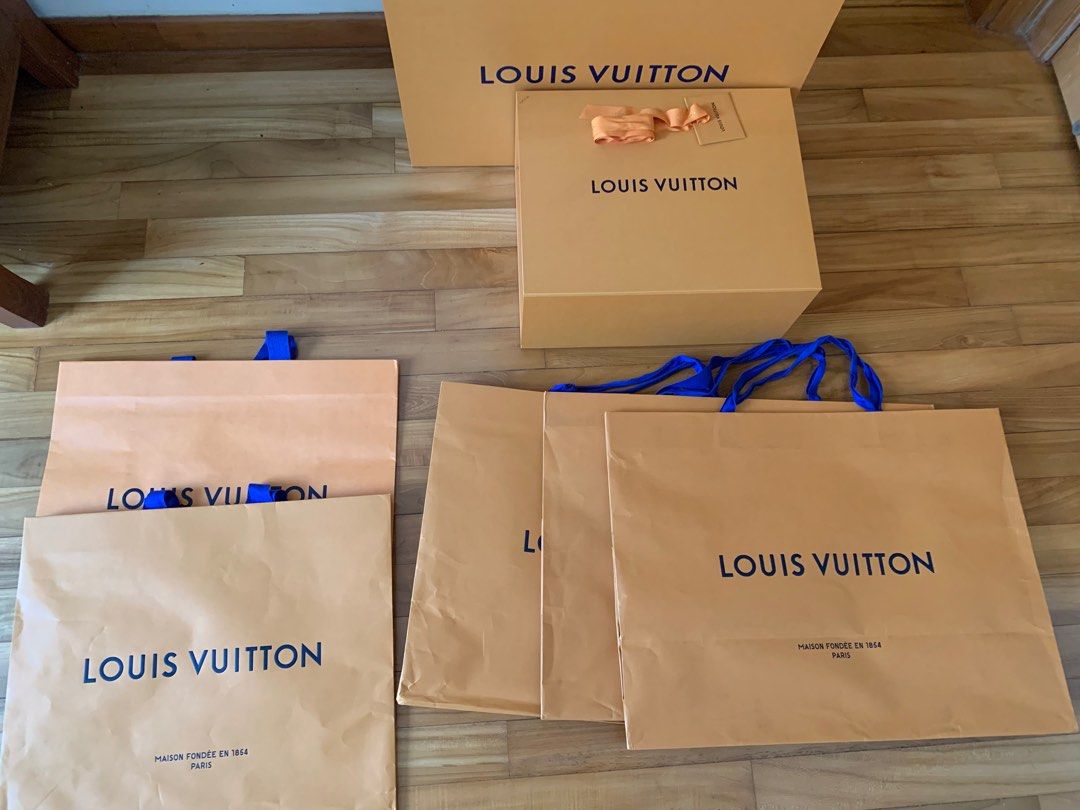 7 Louis Vuitton/ LV boxes and paper bags, Luxury, Accessories on Carousell