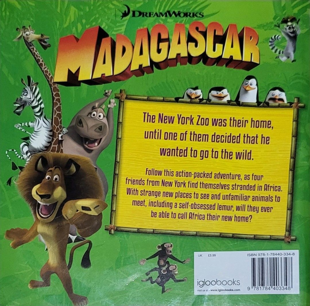 MADAGASCAR, Hobbies & Toys, Books & Magazines, Children's Books on ...