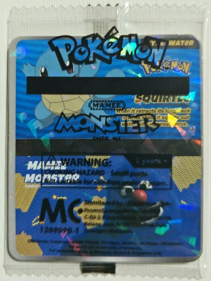 Mamee Pokemon game card, Hobbies & Toys, Toys & Games on Carousell