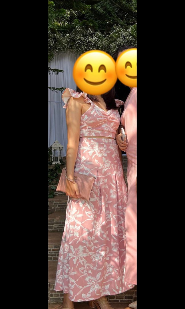 Maria Elena Pink Coordinates, Women's Fashion, Dresses & Sets, Dresses ...