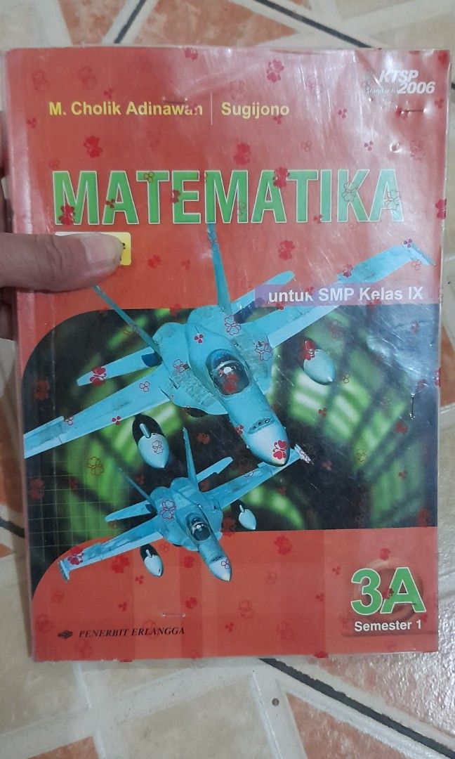 Matematika 3A SMP kelas IX erlangga ktsp 2006, Buku & Alat Tulis, Buku ...