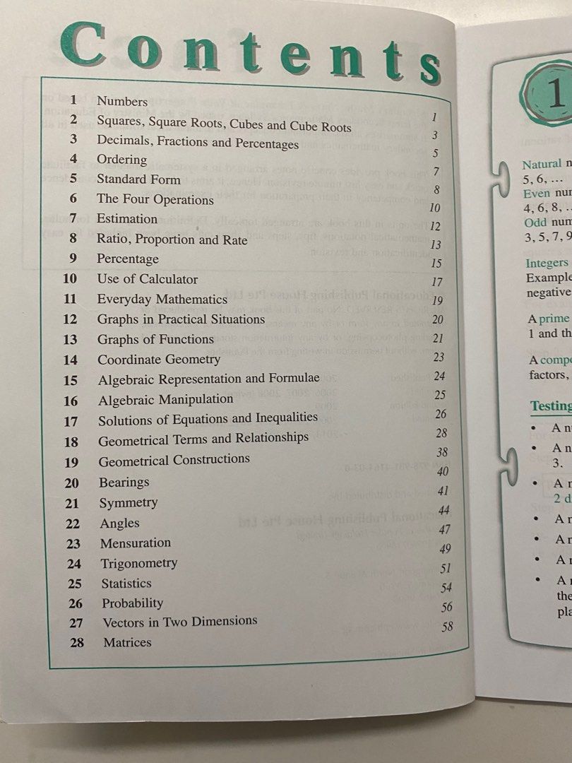 Secondary math formula book, Hobbies & Toys, Books & Magazines ...