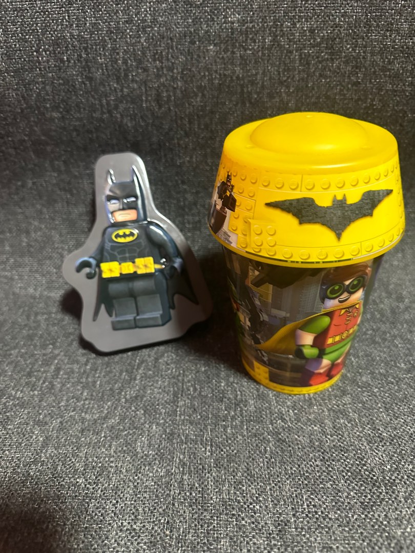 McDonald Lego Batman Cup & Batman BatgirlPuzzle on Carousell