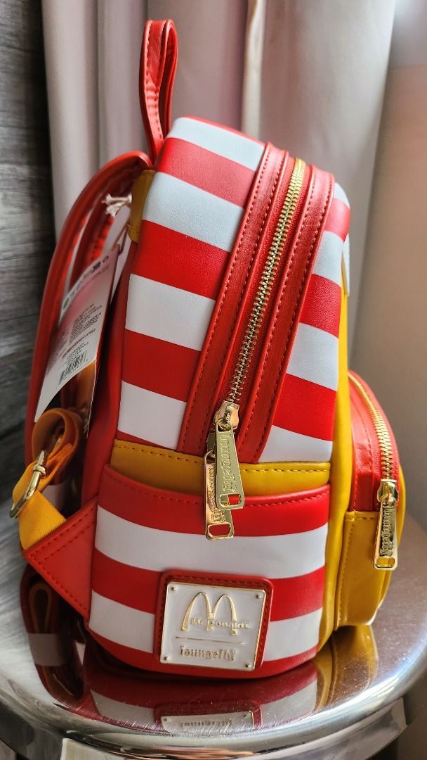 McDonalds Genuine Ronald Loungefly Mini Backpack Bag, Women's Fashion ...