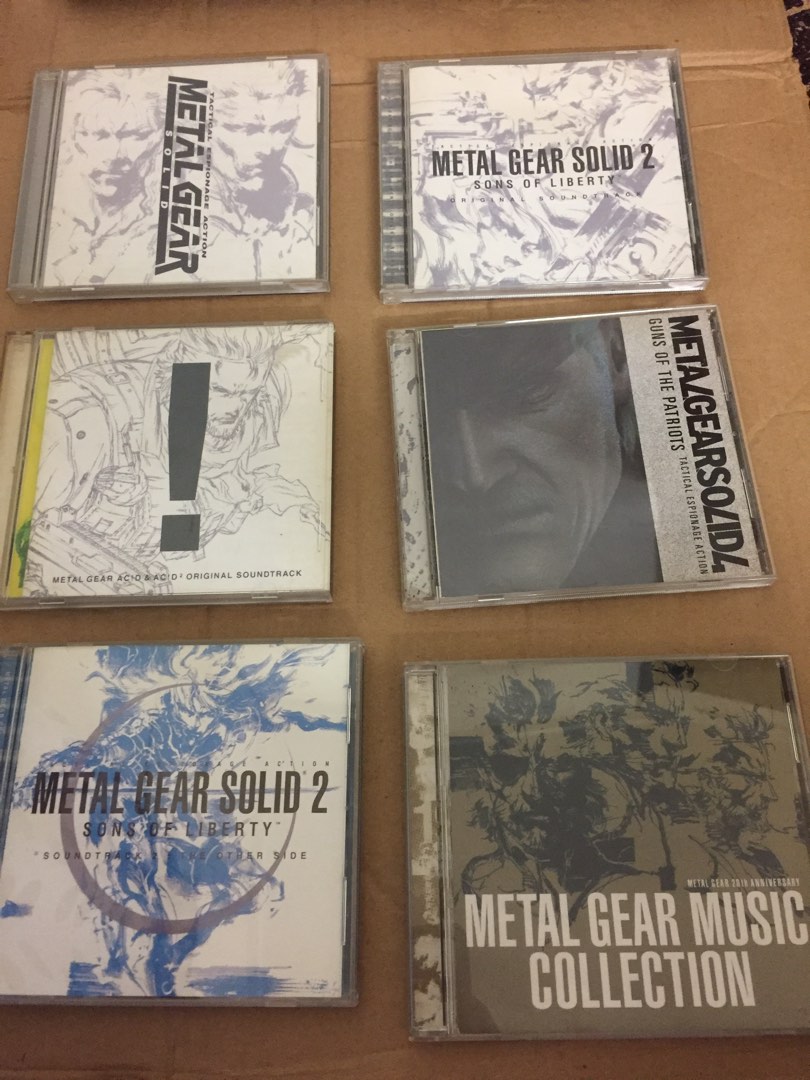 Metal Gear Solid Soundtrack CD Collection, Video Gaming, Gaming ...