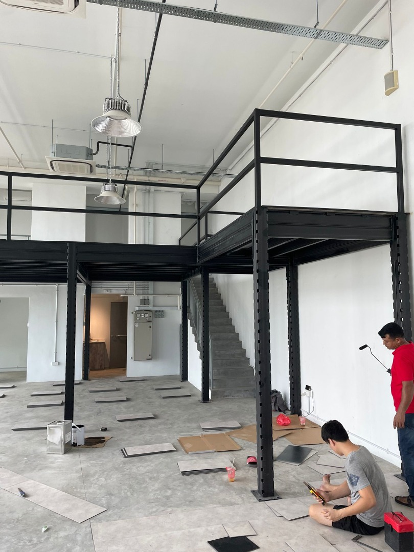 Mezzanine Heavy Duty Rack Industrial Office Warehouse Storage Rack ...