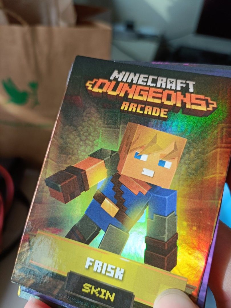 Minecraft Dungeon Arcade Cards, Hobbies & Toys, Toys & Games on Carousell