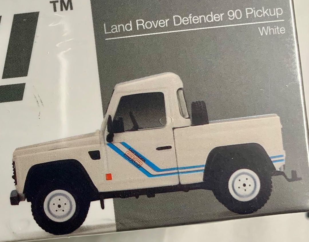 Mini GT 1:64 Land Rover - Defender 90 Pick-Up White SEALED, Hobbies ...