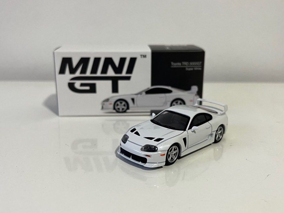 MiniGT 1/64 Toyota Supra MK4 3000GT white, Hobbies & Toys, Toys & Games ...