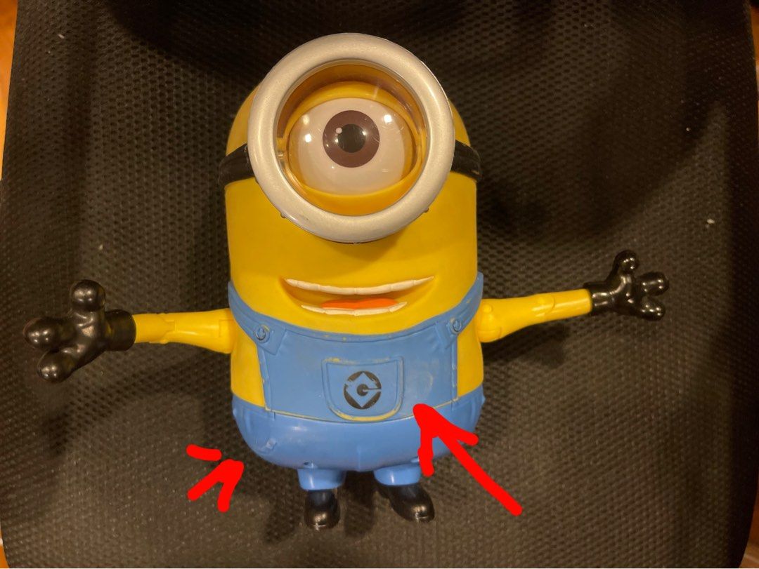 Minion Stuart laughing action figure (Preloved), Hobbies & Toys, Toys ...