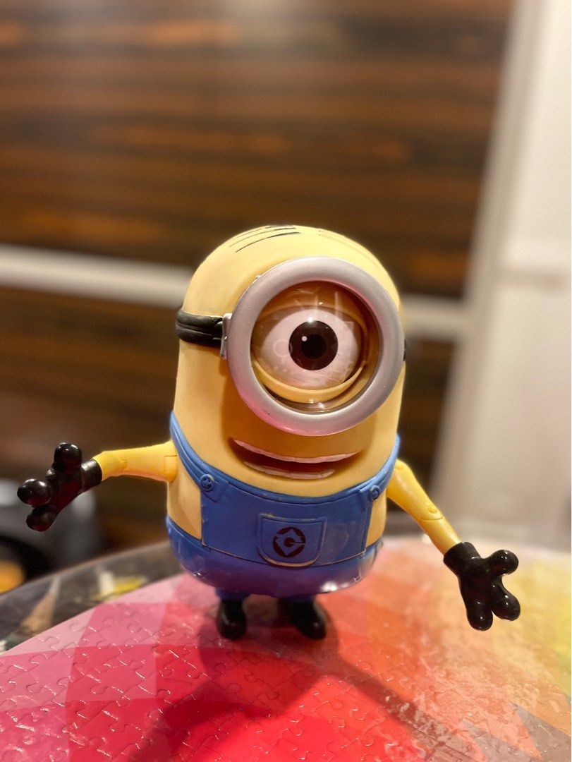 Minion Stuart laughing action figure (Preloved), Hobbies & Toys, Toys ...