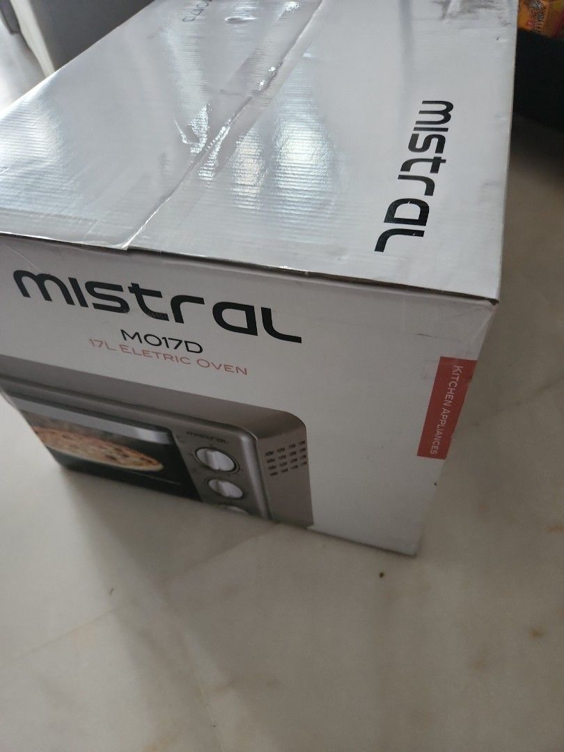 Mistral electric oven 17L MO17D, TV & Home Appliances, Kitchen ...