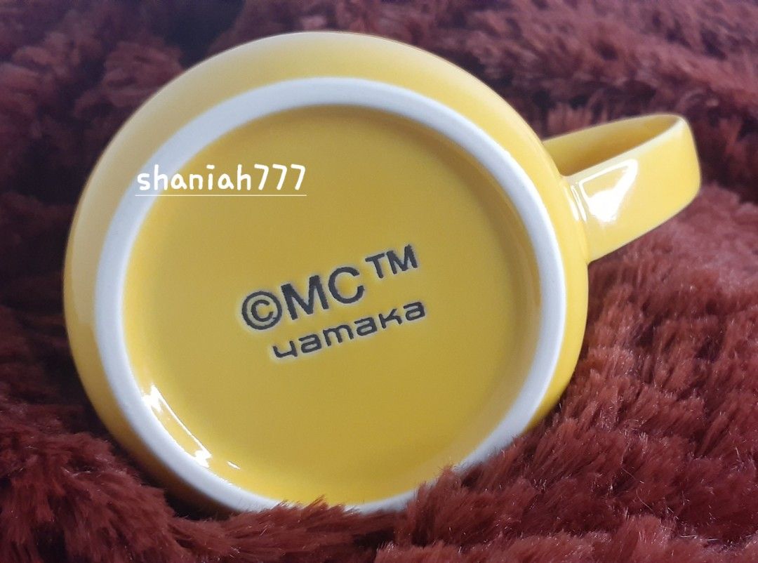 MOOMIN -YAMAKA Yellow Moomin Porcelain [Soppa] Mug 12.3fl oz/350ml- JP ...