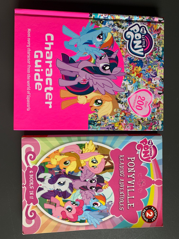 My Little Pony books, 興趣及遊戲, 書本 & 文具, 小朋友書 - Carousell
