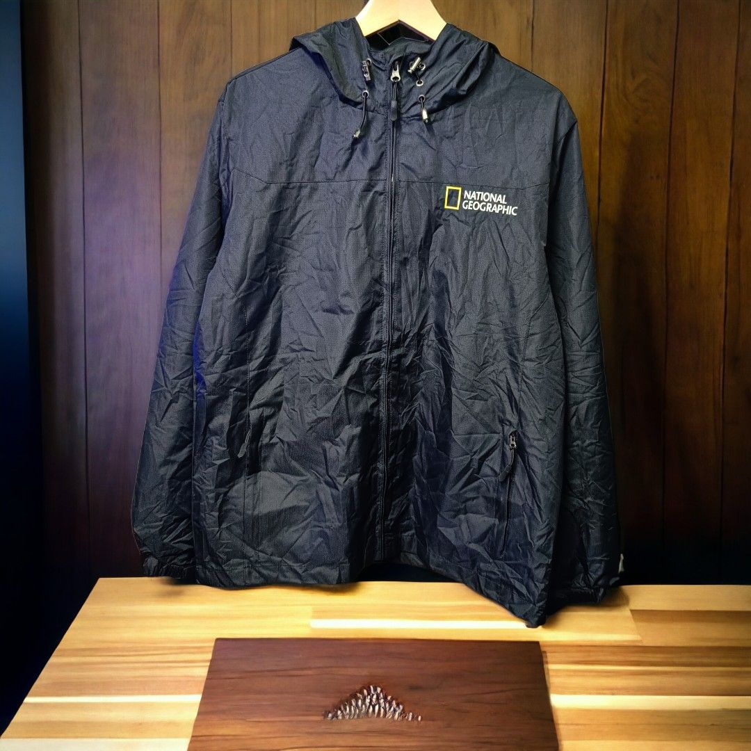 NATIONAL GEOGRAPHIC OUTDOOR JACKET, Fesyen Pria, Pakaian , Atasan di ...