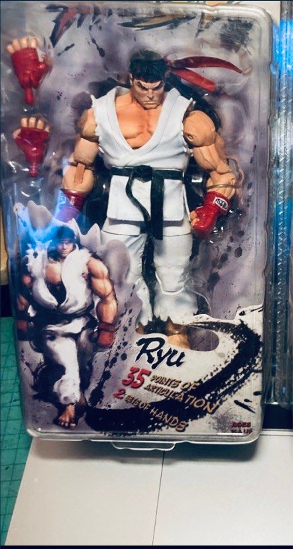 Neca Street Fighter 4 Ryu action figure Original Colour in new, 興趣及遊戲 ...
