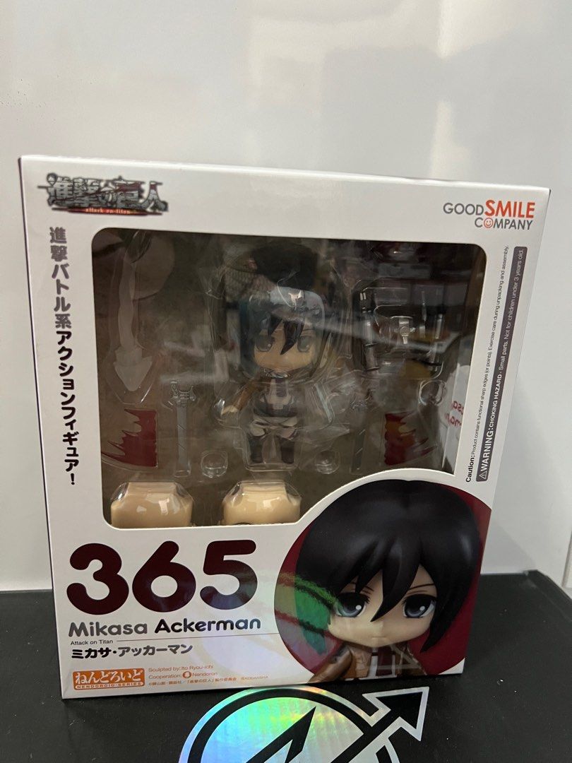 Nendoroid mikasa 365 attack on titan aot, Hobbies & Toys, Toys & Games ...