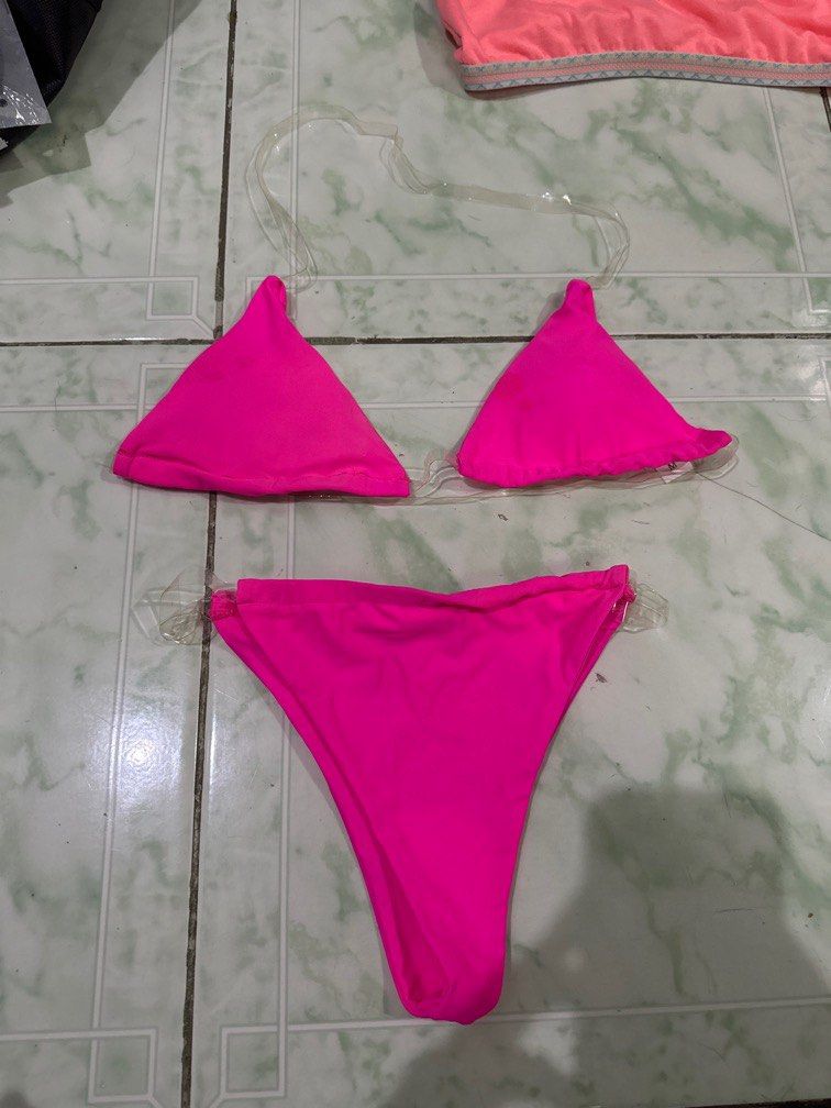Neon bikini, Women's Fashion, Swimwear, Bikinis & Swimsuits on Carousell