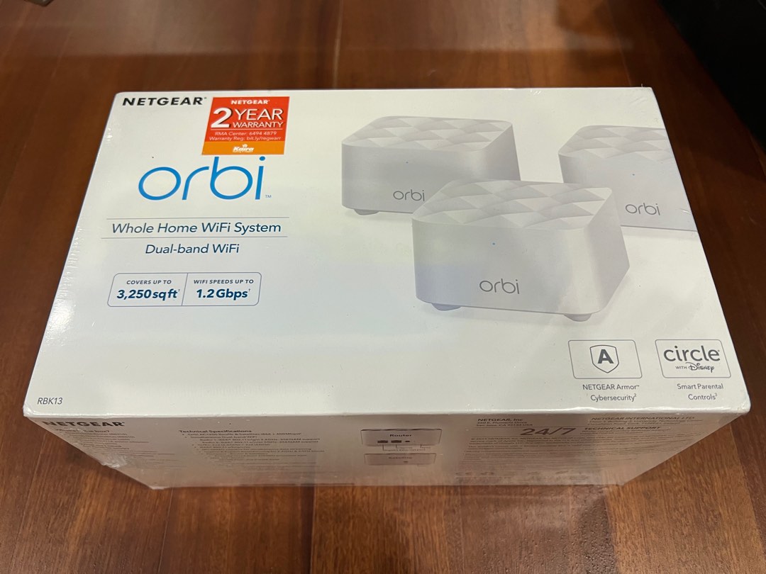 Netgear Orbi Mesh WiFi Router System (RBK13), Computers & Tech, Parts ...