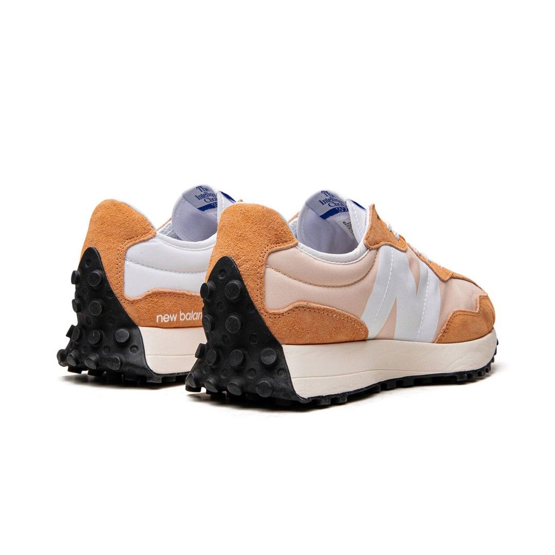 New Balance 327 WMNS "Peach Sand", Luxury, Sneakers & Footwear on Carousell