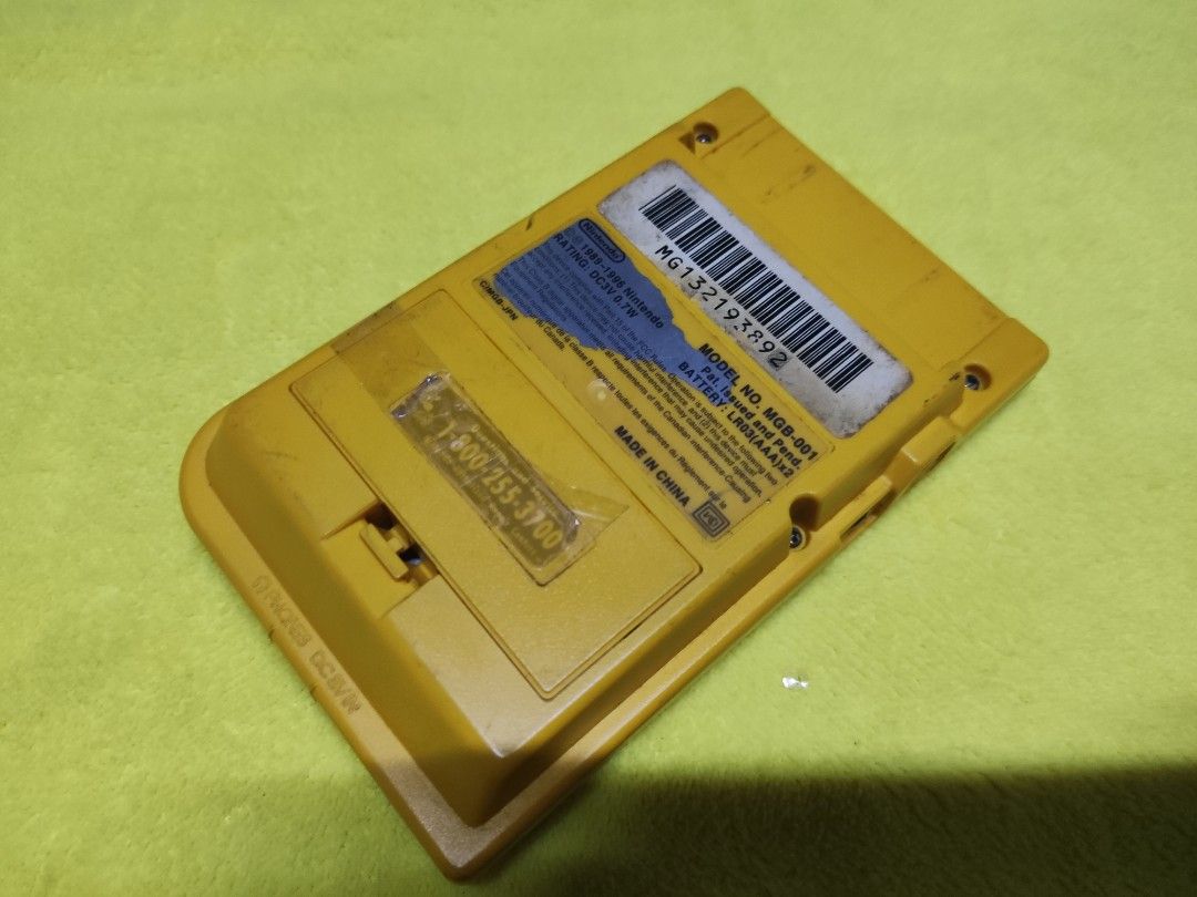 Nintendo Gameboy Pocket Yellow, Video Gaming, Video Game Consoles ...