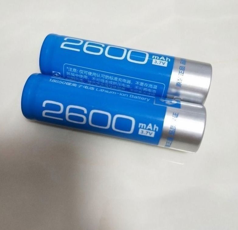 Nontaus 18650 lithium battery Original 2600mAh 18650 Battery 3.7V for ...