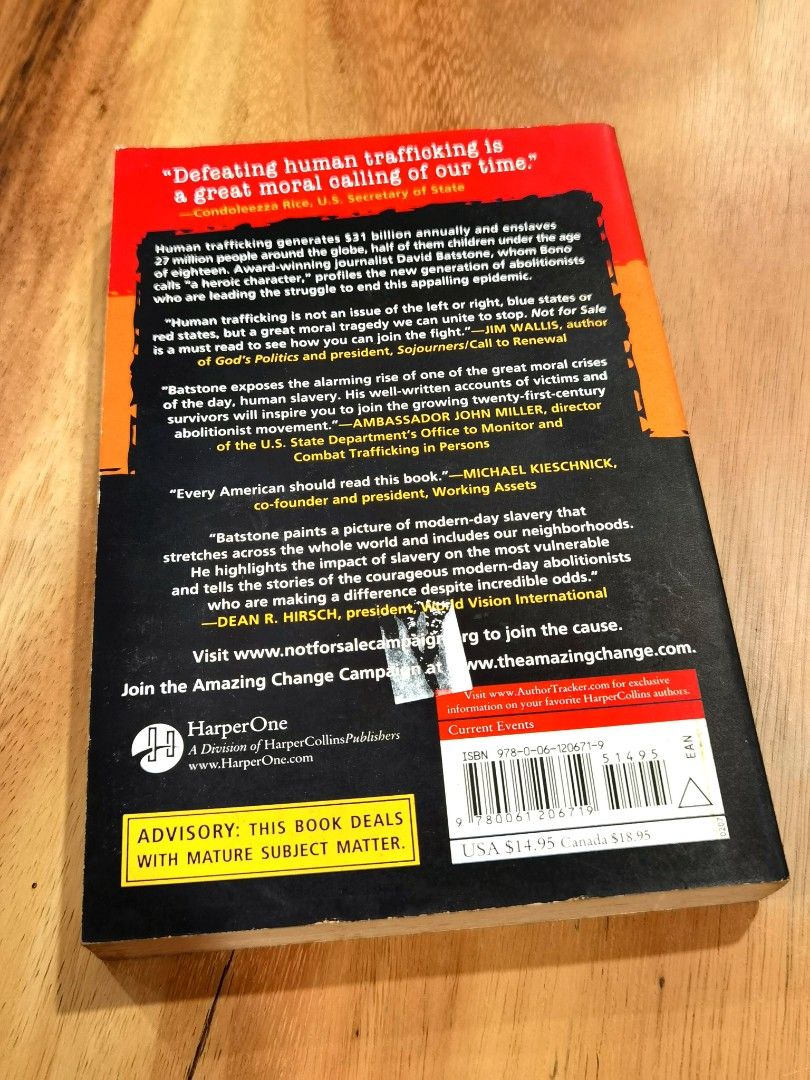 Not For Sale Book The Return Of Global slave Trade How We Can Fight It ...
