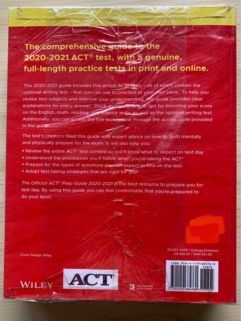 Official ACT Prep Guide Hobbies Toys Books Magazines Assessment official-act-prep-guide-hobbies-toys-books-magazines-assessment