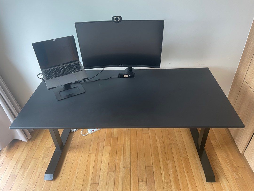 Omnidesk Pro with Prism monitor arm, Furniture & Home Living, Furniture ...