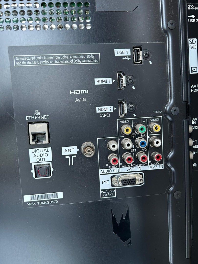 Panasonic LED HDTV 42 inch, TV & Home Appliances, TV & Entertainment ...