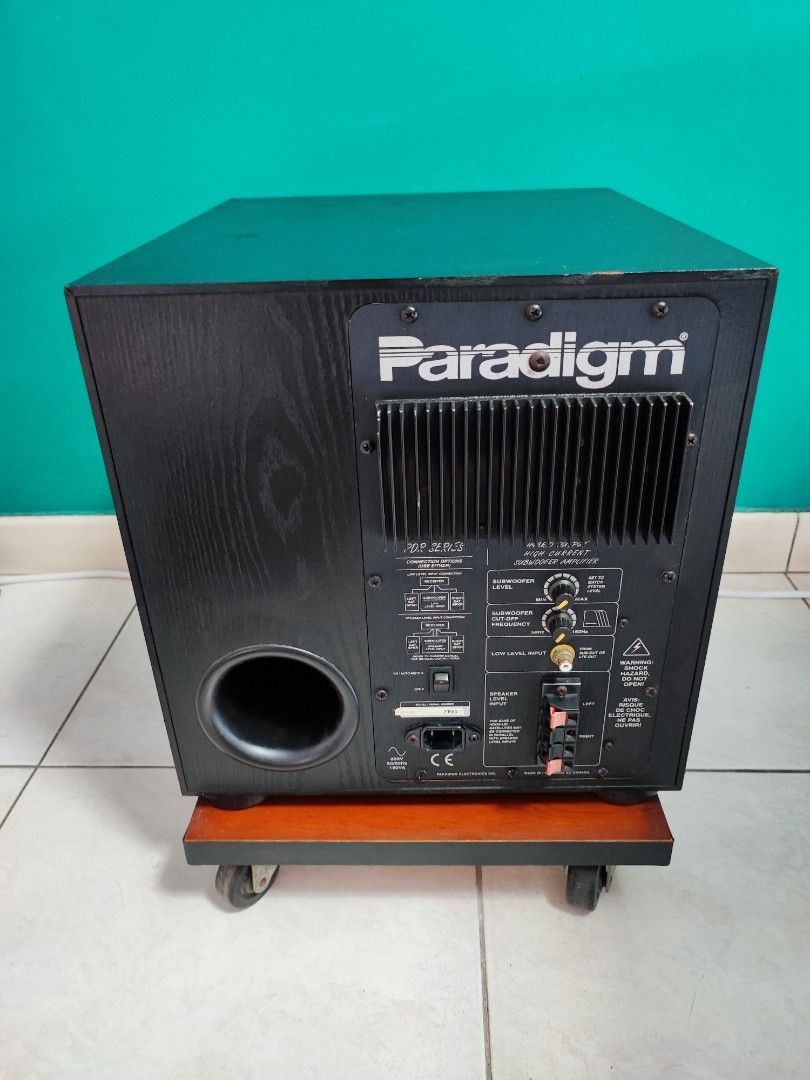 PARADIGM PDR SERIES POWERED SUBWOOFER, Audio, Soundbars, Speakers ...