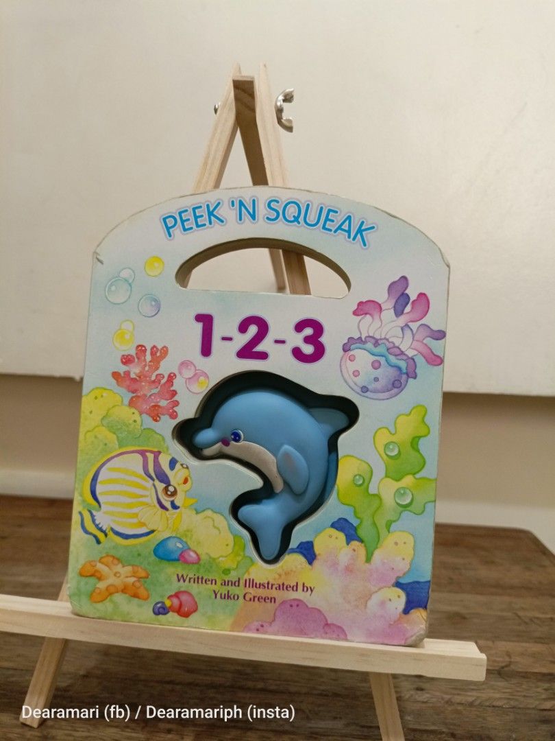 Peek and Squeak Number and Interactive Boardbook Baby Book by Yuko ...