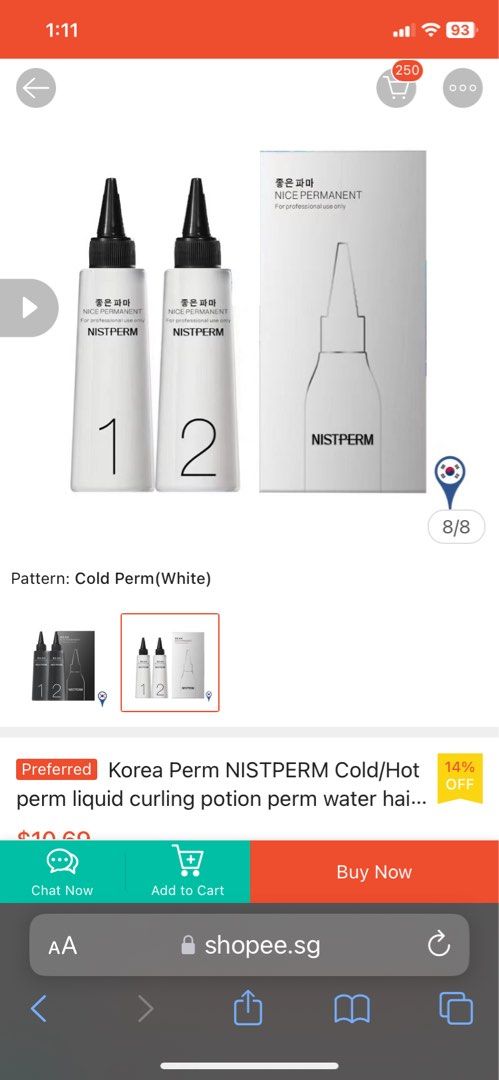 Perm Solution (MADE IN KOREA), Beauty & Personal Care, Hair on Carousell