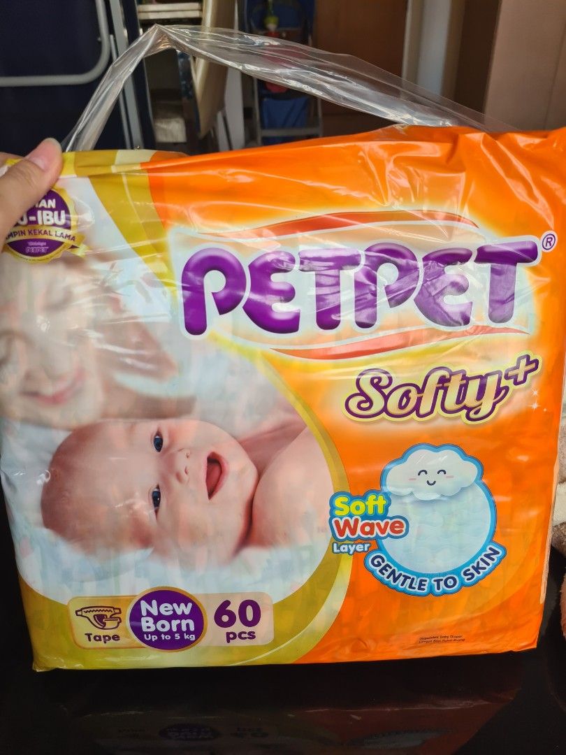 Petpet Tape New Born, Babies & Kids, Bathing & Changing, Diapers & Baby ...