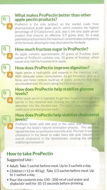 Pharmaceutical-grade Apple Propectin (100% Authentic), Health ...