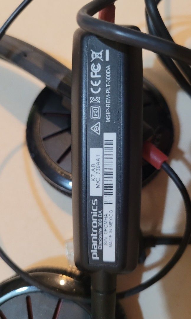 plantronics headset blackwire 300 DA, Audio, Headphones & Headsets on ...