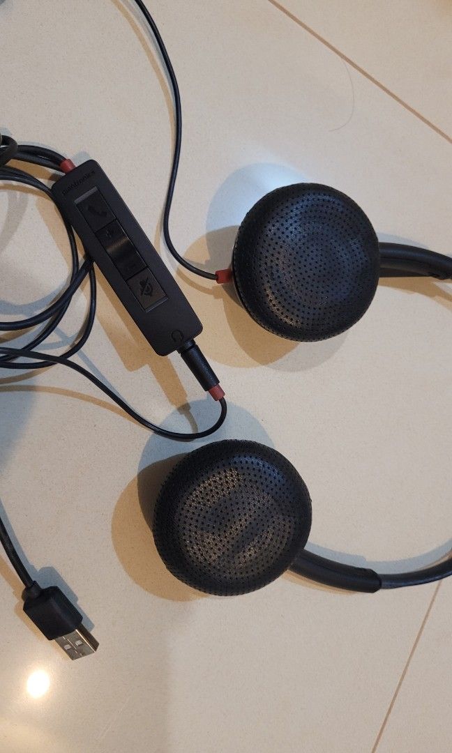 plantronics headset blackwire 300 DA, Audio, Headphones & Headsets on ...