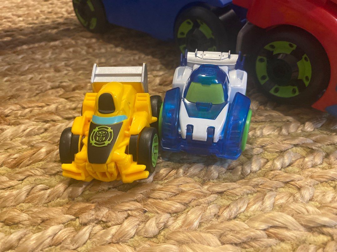 Playskool Heroes Transformers Rescue Bots Flip Racers Optimus Prime ...