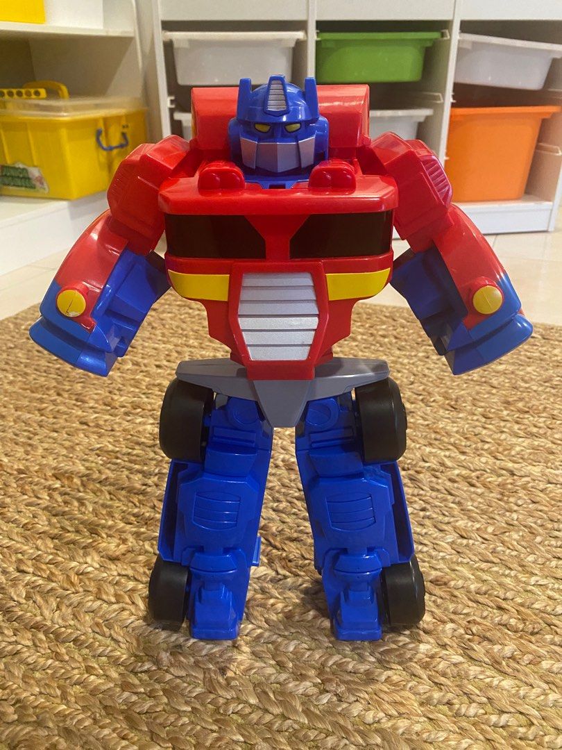 Playskool Heroes Transformers Rescue Bots Flip Racers Optimus Prime ...