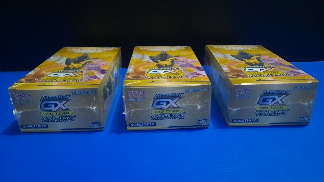 Pokemon Tag Team GX All Stars Booster Box SM12A, Hobbies & Toys, Toys ...
