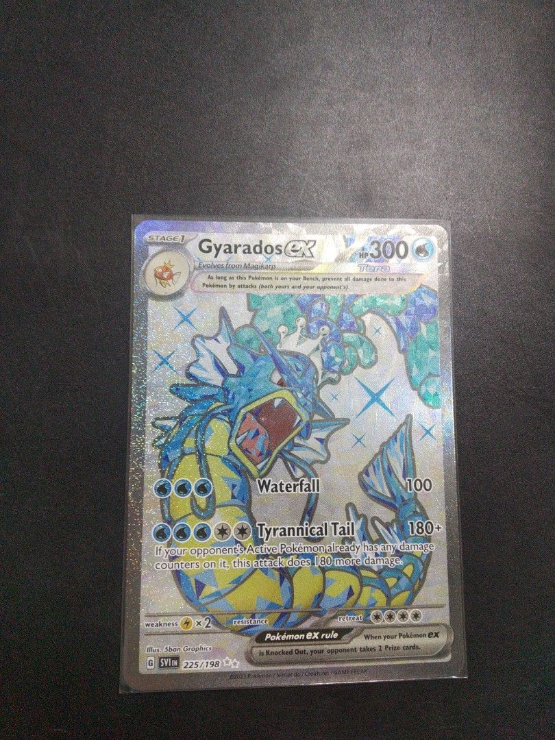 Pokemon TCG Gyarados ex Full Art Secret Rare - SV01 Scarlet & Violet ...