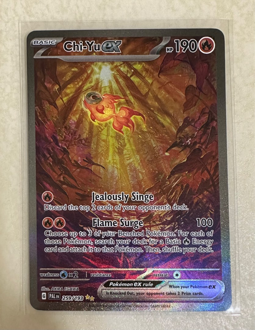 Pokémon paldea evolved chi-yu ex SAR card, Hobbies & Toys, Toys & Games ...