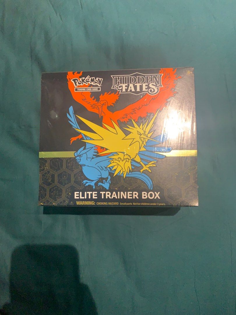 Pokémon TCG Hidden Fates Elite Trainer Box (ETB), Hobbies & Toys, Toys ...
