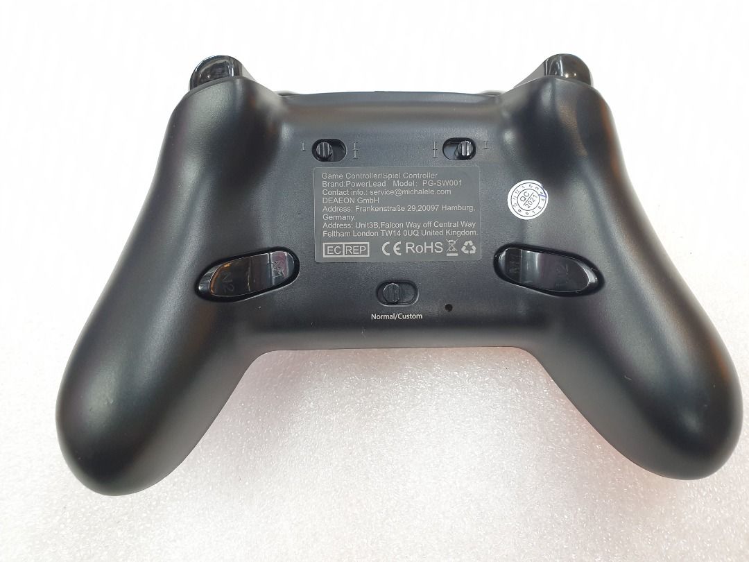 Power lead Wireless Controller for N-S/PC/Android with 6 Axis Gyroscope ...