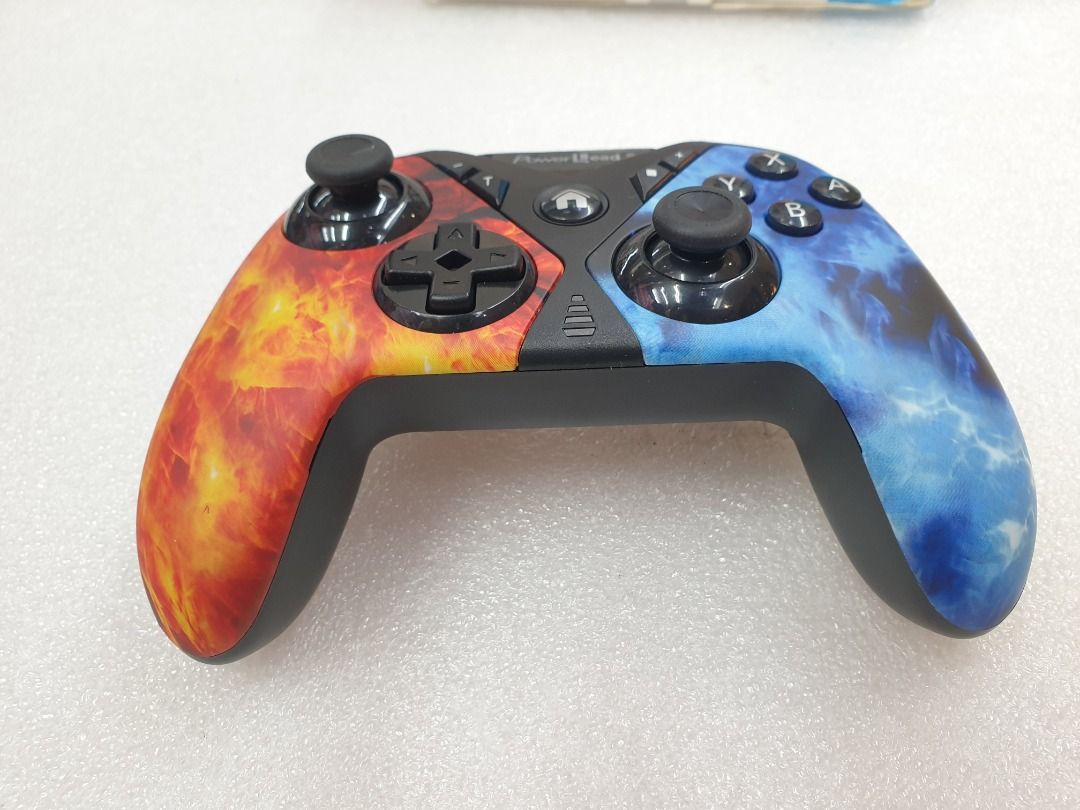 Power lead Wireless Controller for N-S/PC/Android with 6 Axis Gyroscope ...