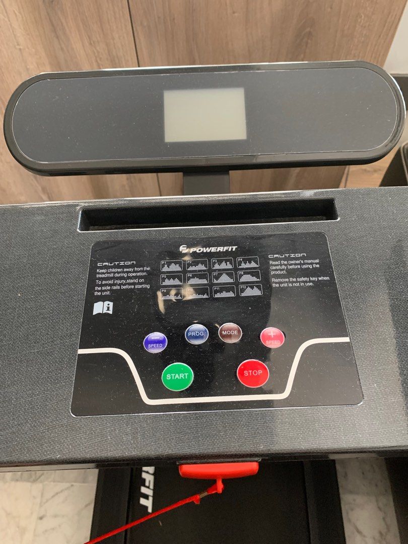 powerfit pf1002 foldable treadmill, Sports Equipment, Exercise ...